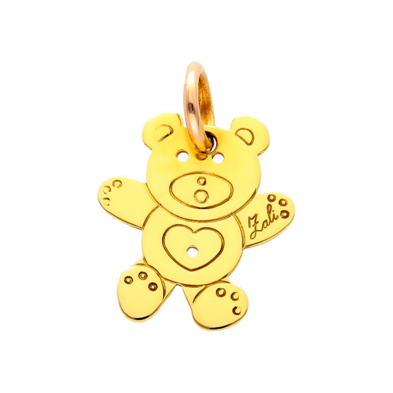 Yellow gold Teddy-bear pendant - Diamanti e Carati